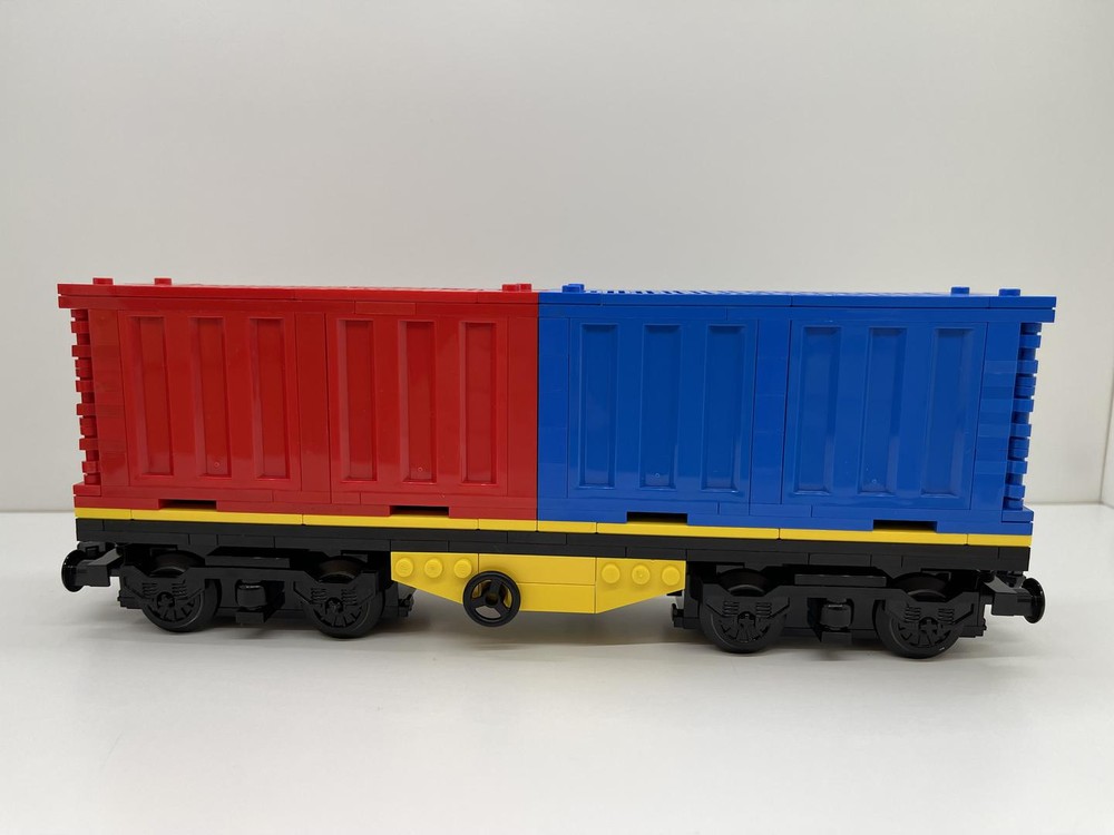 LEGO MOC Shipping Container Train Powered Car by Marinho | Rebrickable ...