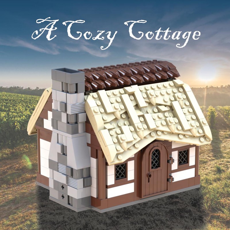 Lego Moc A Cozy Cottage By Bricksmakehappy Rebrickable Build With Lego