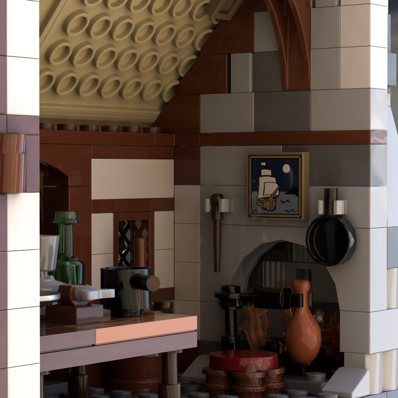 Lego Moc A Cozy Cottage By Bricksmakehappy Rebrickable Build With Lego