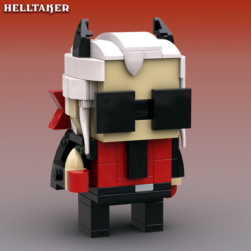 LEGO MOC Helltaker Brickheadz | Justice by SnuggleBrick | Rebrickable ...