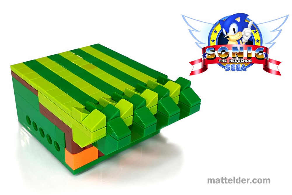 LEGO MOC Sonic the Hedgehog:8x8 Platform: Green Hill Zone Modular by ...