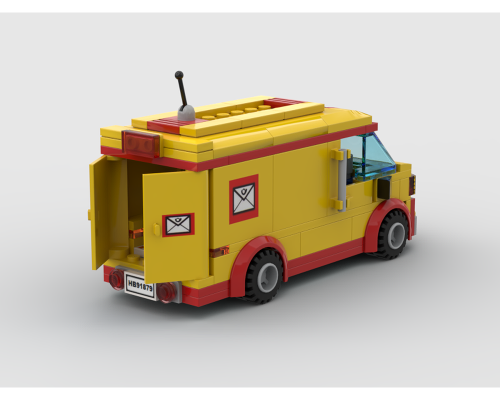 LEGO MOC Mail Van by HaulingBricks | Rebrickable - Build with LEGO