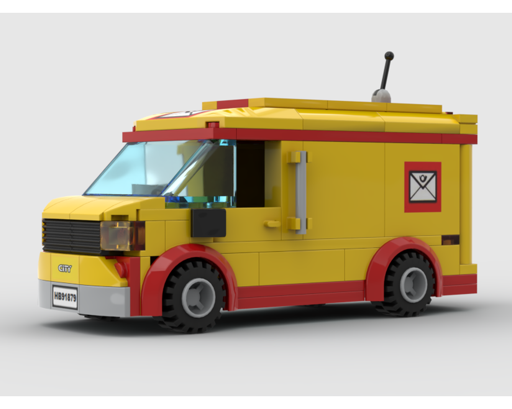 LEGO MOC Mail Van by HaulingBricks | Rebrickable - Build with LEGO