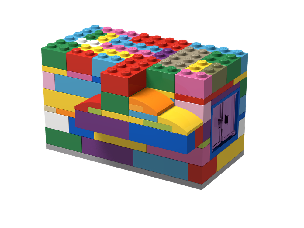 Lego Moc Gender Reveal Puzzle Box By Jayeyesea Rebrickable Build