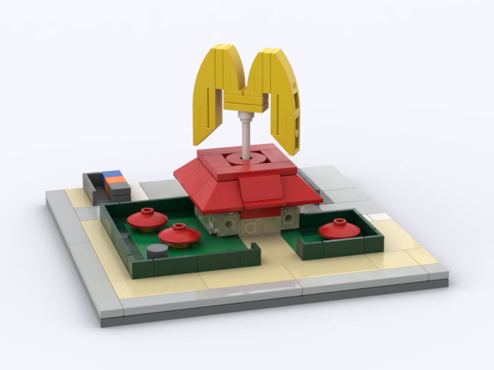 LEGO MOC Nano Burger Joint by LegoOri | Rebrickable - Build with LEGO