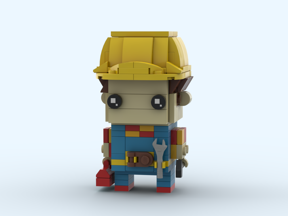 LEGO MOC Bob The Builder by GetMeBricked | Rebrickable - Build with LEGO