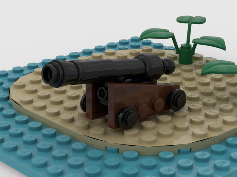 LEGO MOC Pirate Cannon by CaptainDarkNStormy | Rebrickable - Build with ...