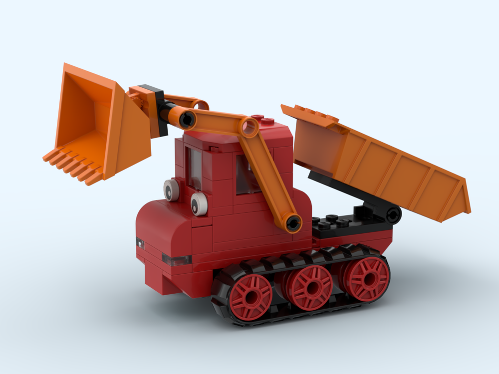 LEGO MOC Muck - Bob The Builder by GetMeBricked | Rebrickable - Build ...