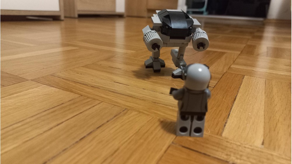 LEGO MOC ED-209 minifig scale by Pendra37 | Rebrickable - Build with LEGO