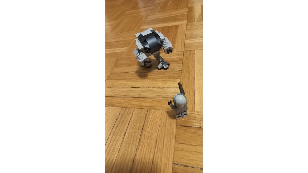 LEGO MOC ED-209 minifig scale by Pendra37 | Rebrickable - Build with LEGO