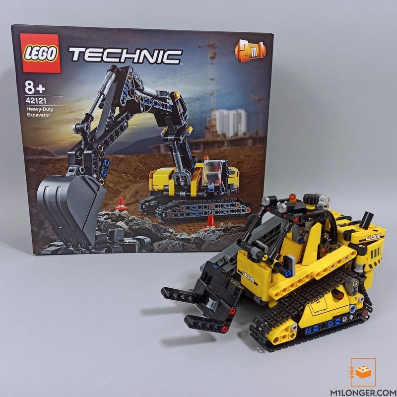 LEGO MOC 42121 Skid Steer Loader by M_longer | Rebrickable - Build with ...