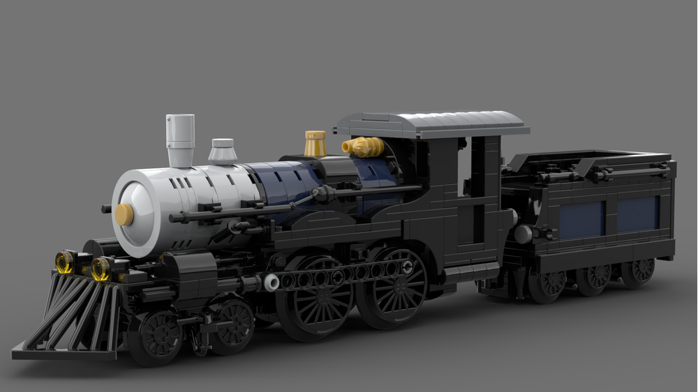 LEGO MOC Steam Train by Marius2002 | Rebrickable - Build with LEGO
