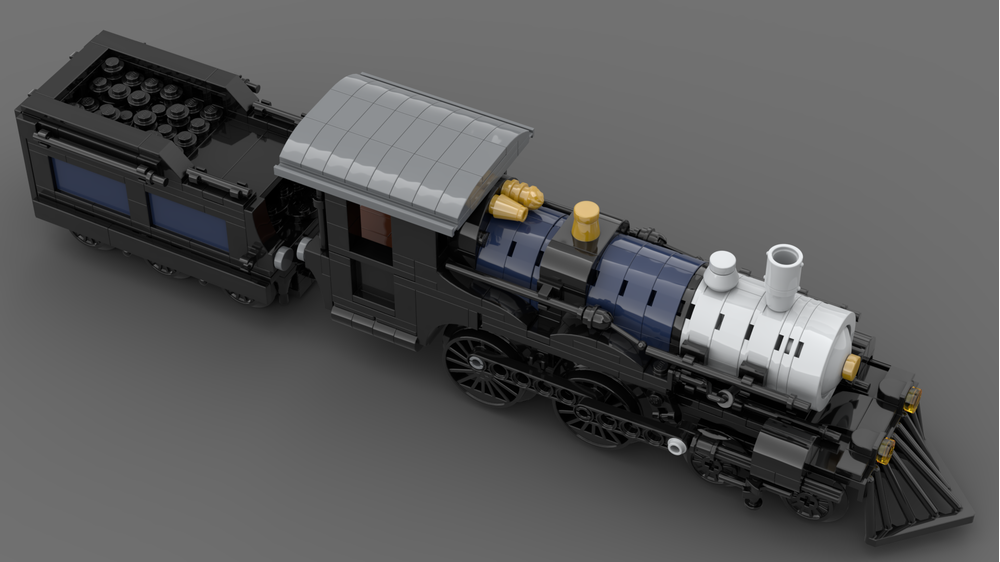 LEGO MOC Steam Train by Marius2002 | Rebrickable - Build with LEGO