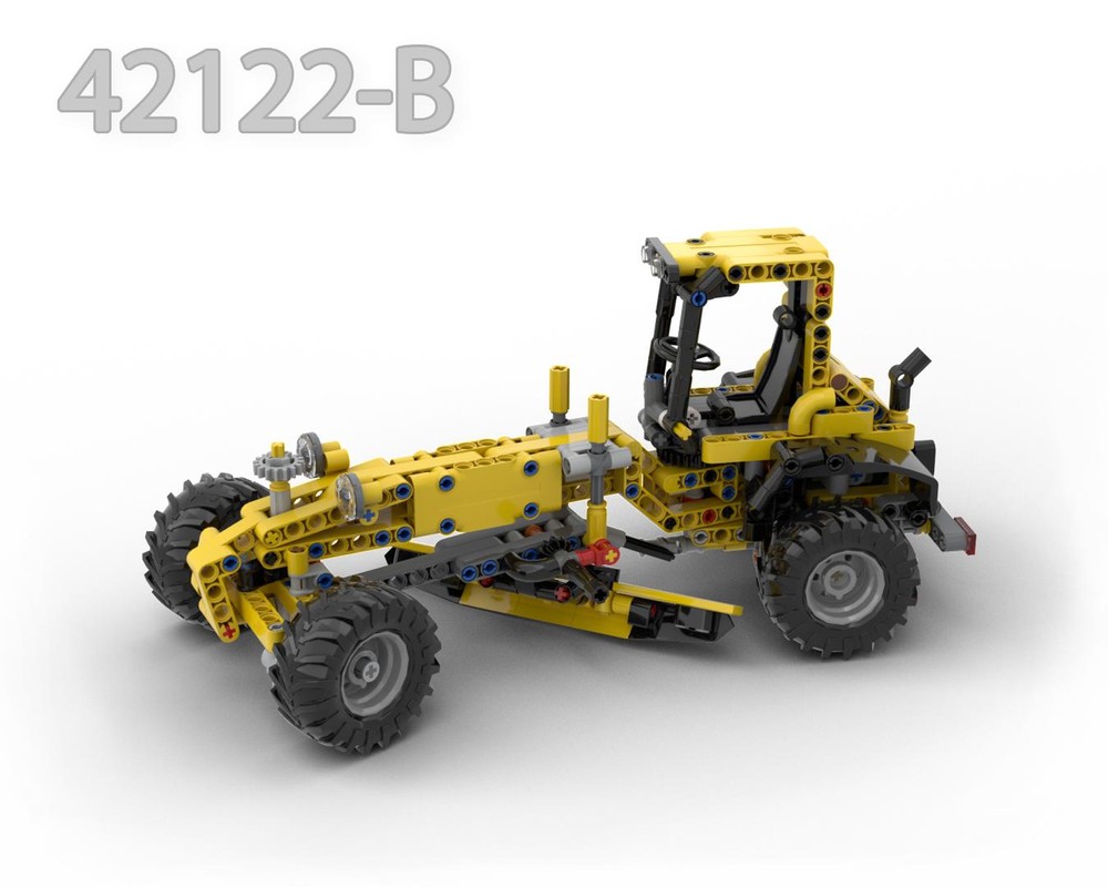 LEGO MOC 42122-B : Road Grader by Antoineddp | Rebrickable - Build with ...