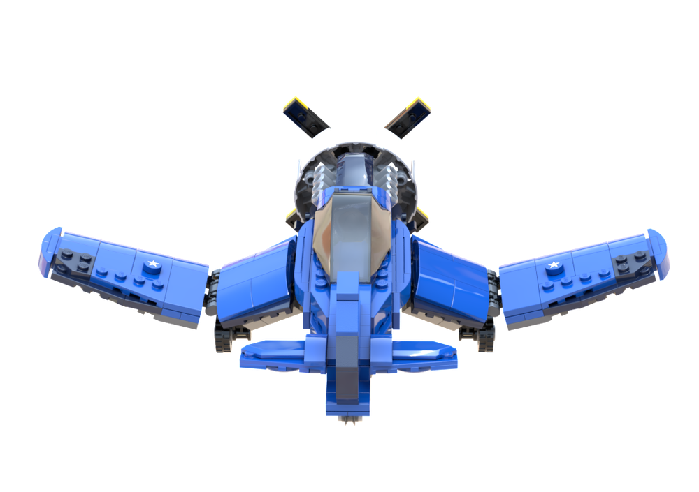 LEGO MOC Set #31094 Alt Build - F4U Corsair - Blue/Grey by Brick.Mocman ...