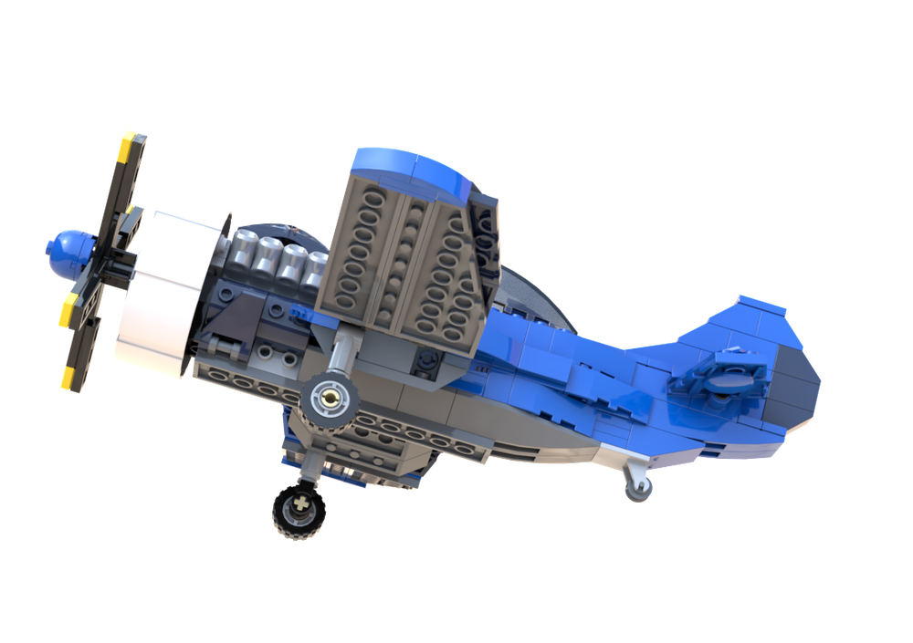 LEGO MOC Set #31094 Alt Build - F4U Corsair - Blue/Grey by Brick.Mocman ...