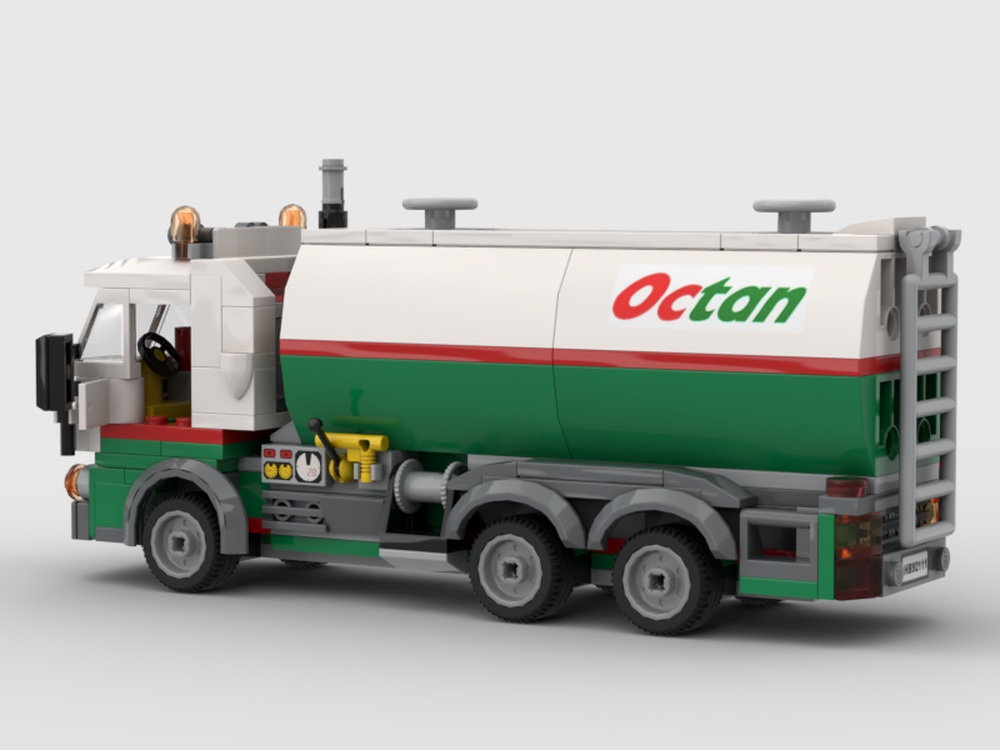 LEGO MOC Vintage Octan Tanker Truck by HaulingBricks | Rebrickable ...
