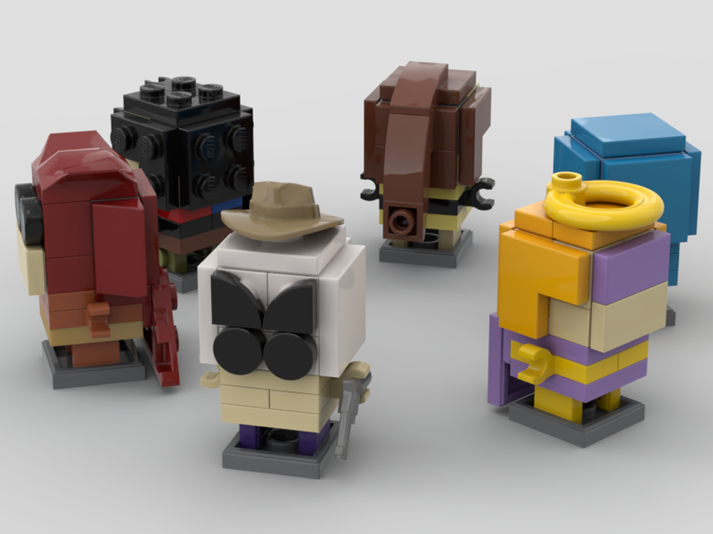 LEGO MOC Mini-Brickheadz - Watchmen by Thierry | Rebrickable - Build ...