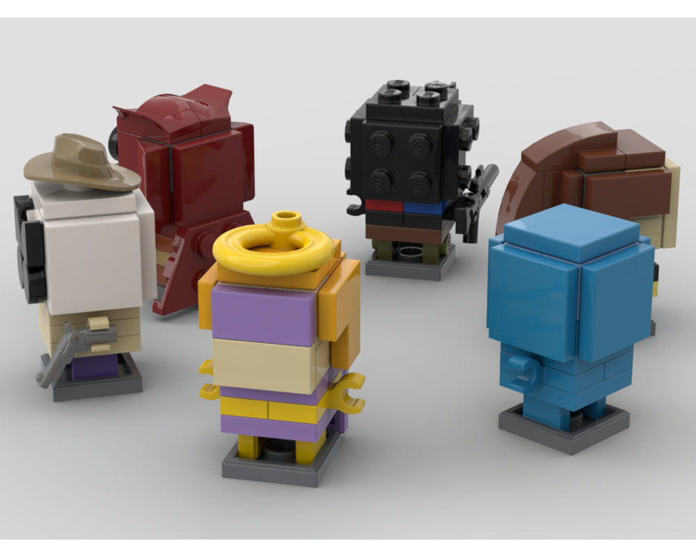 LEGO MOC Mini-Brickheadz - Watchmen by Thierry | Rebrickable - Build ...
