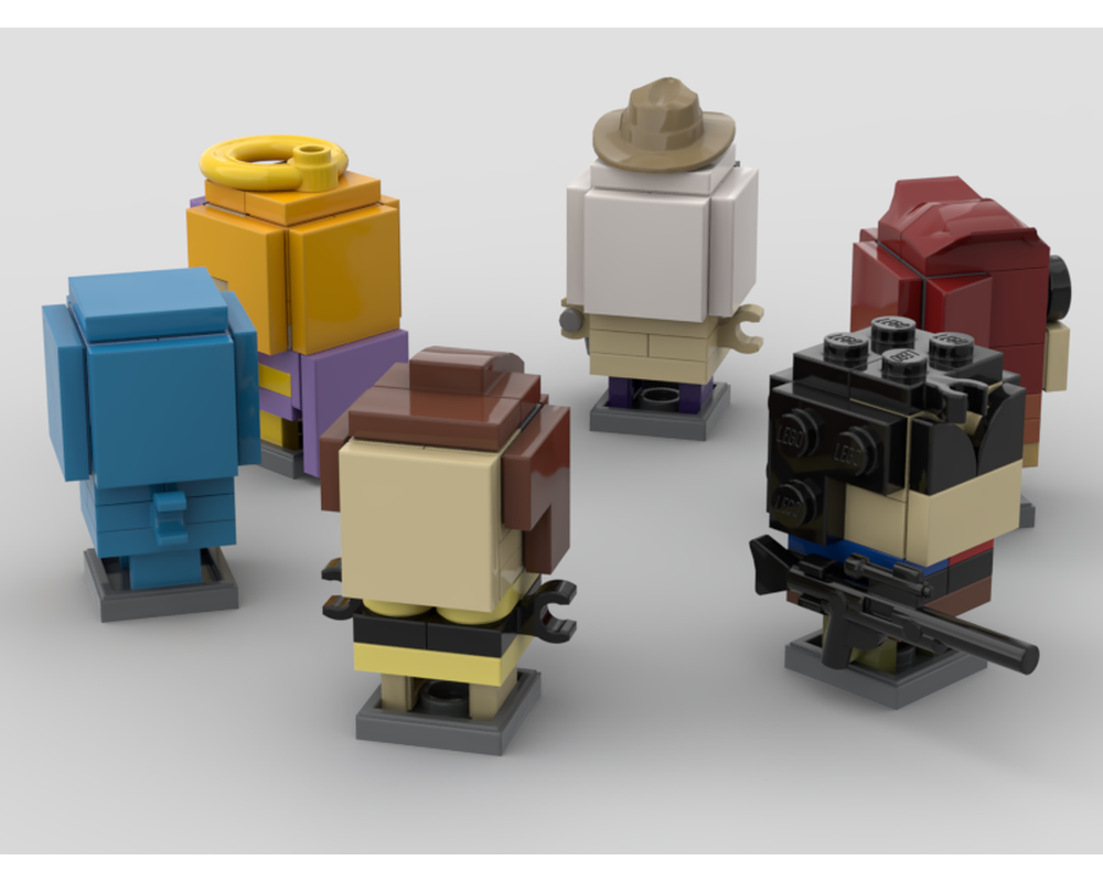 LEGO MOC Mini-Brickheadz - Watchmen by Thierry | Rebrickable - Build ...