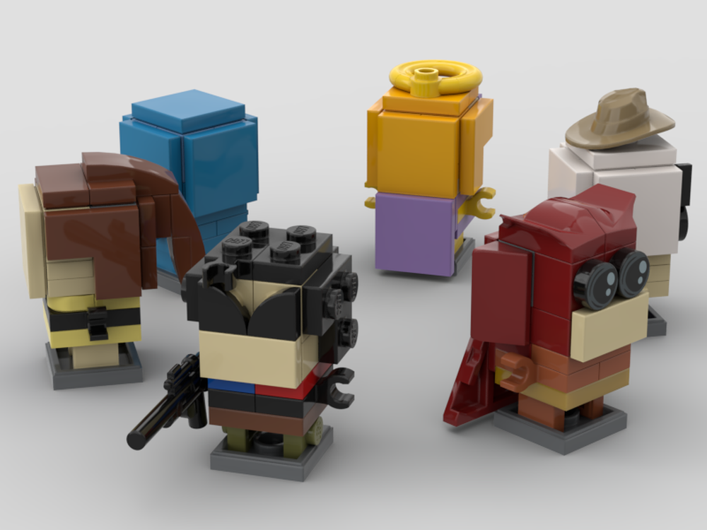 LEGO MOC Mini-Brickheadz - Watchmen by Thierry | Rebrickable - Build ...