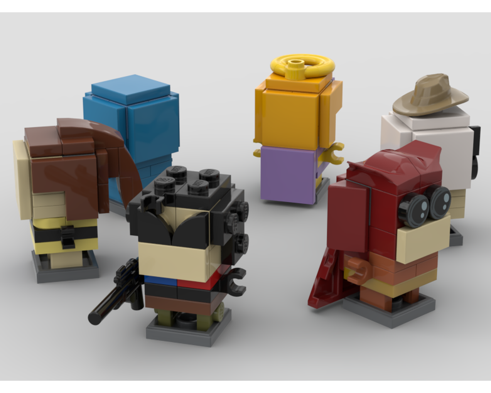 LEGO MOC Mini-Brickheadz - Watchmen by Thierry | Rebrickable - Build ...