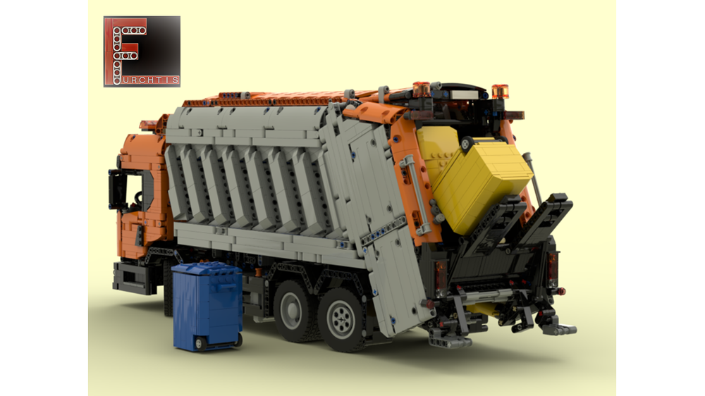 LEGO MOC Scania L Garbage Truck by Furchtis | Rebrickable - Build with LEGO