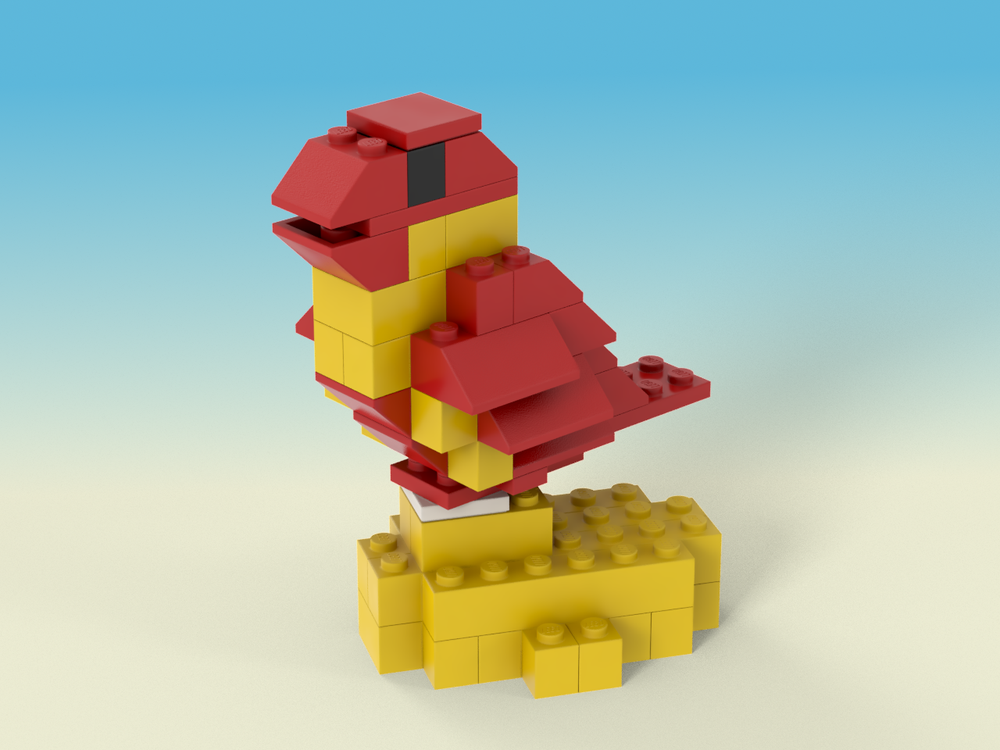 LEGO MOC 6365 Bird by se1977 | Rebrickable - Build with LEGO