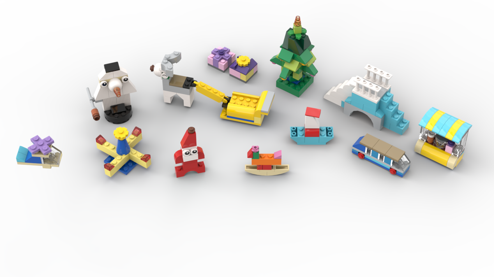 Lego Moc 10698 Advent Calendar Mini By Lenarex Rebrickable Build