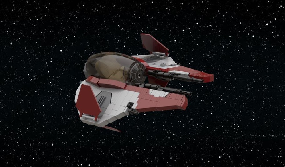 Lego Moc Anankin And Obi Wans Interceptors By Mamo365 Rebrickable