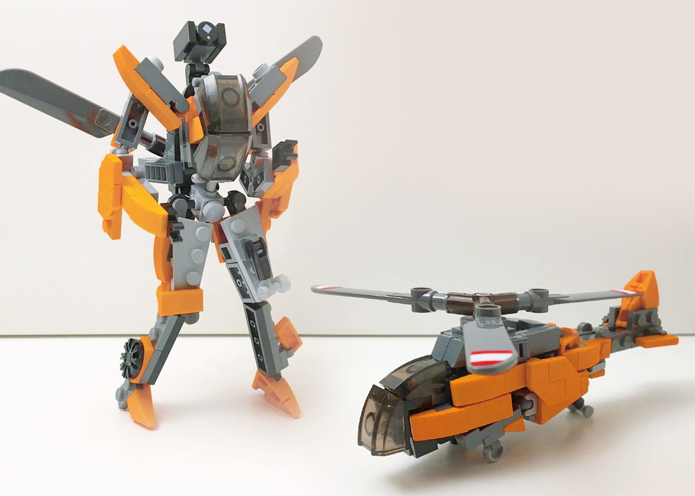 LEGO MOC Helicopter Transformer - Clementine by PaulvilleMOCs ...