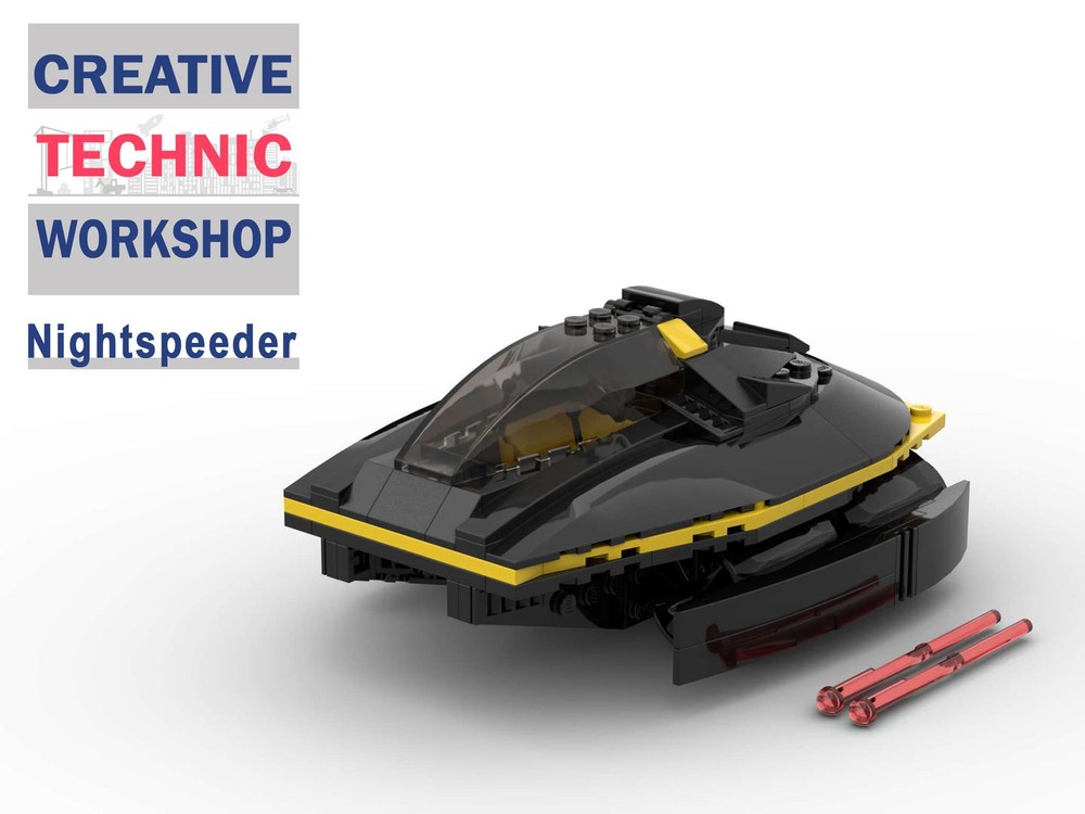 LEGO MOC Nightspeeder by AncientUkr | Rebrickable - Build with LEGO