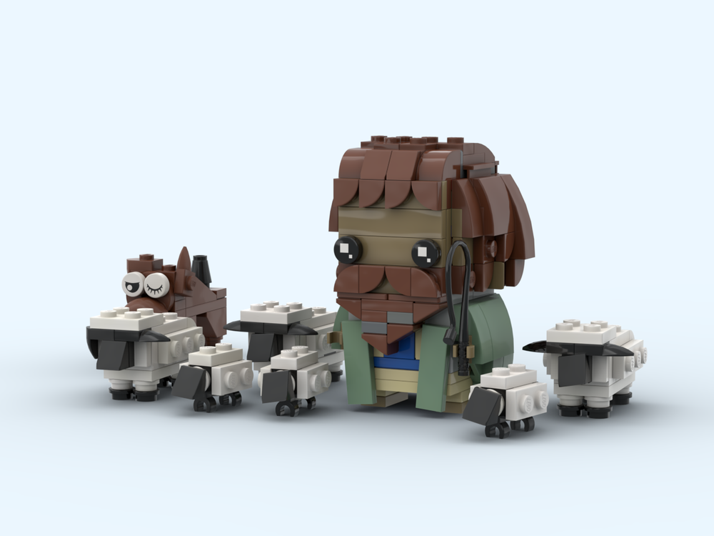 LEGO MOC Nativity Scene - Shepherd by GetMeBricked | Rebrickable ...