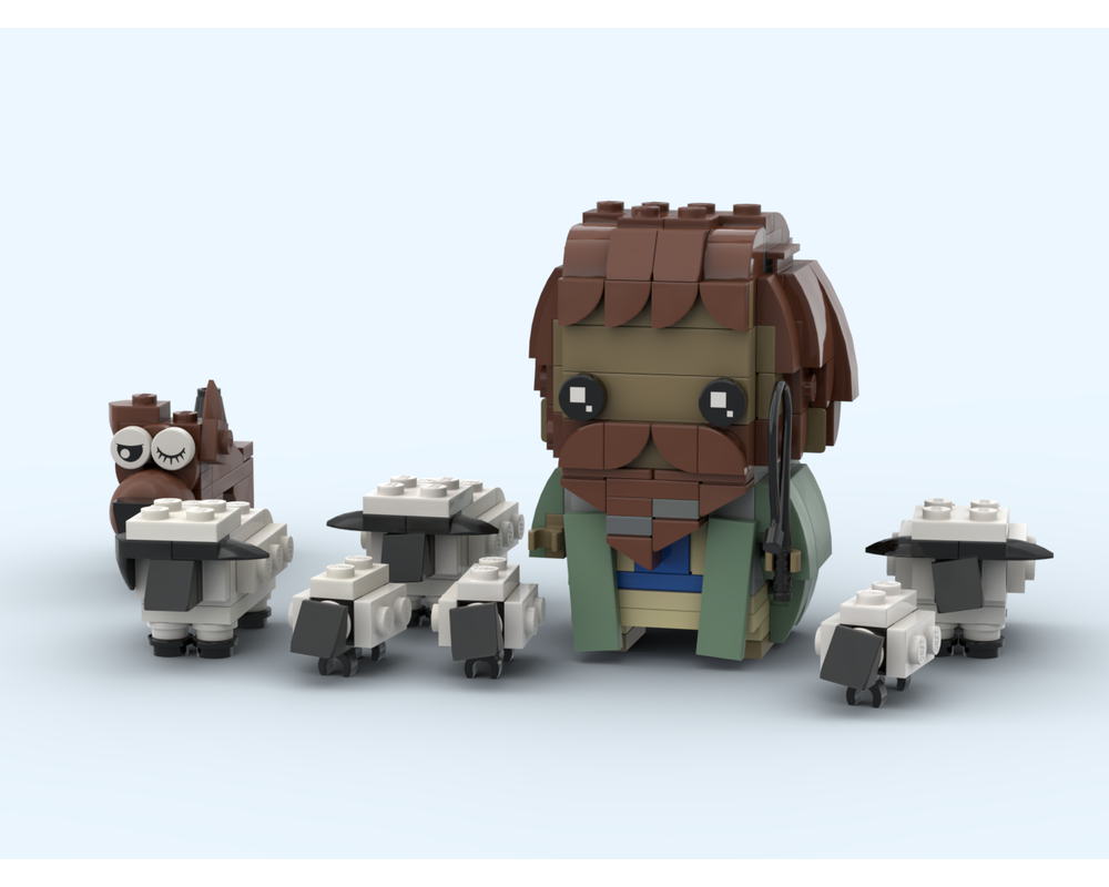 LEGO MOC Nativity Scene - Shepherd by GetMeBricked | Rebrickable ...