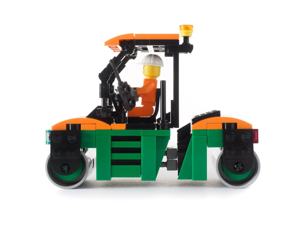 LEGO MOC Asphalt Compactor by EvertvW | Rebrickable - Build with LEGO