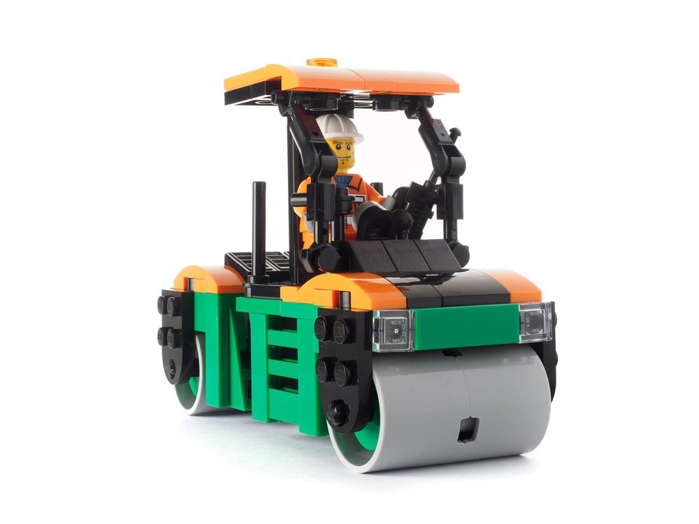 LEGO MOC Asphalt Compactor by EvertvW | Rebrickable - Build with LEGO