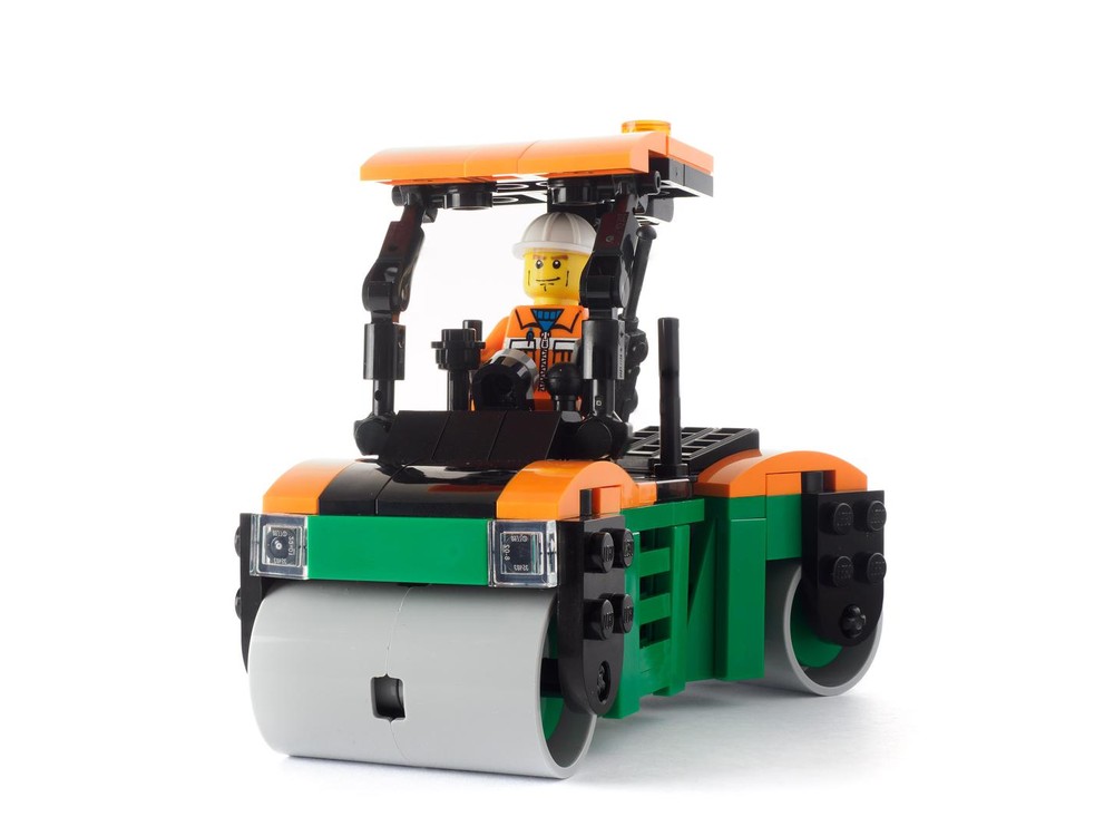 LEGO MOC Asphalt Compactor by EvertvW | Rebrickable - Build with LEGO