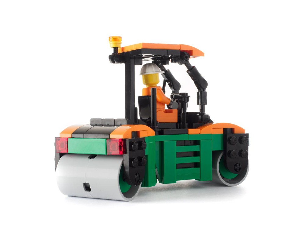 LEGO MOC Asphalt Compactor by EvertvW | Rebrickable - Build with LEGO