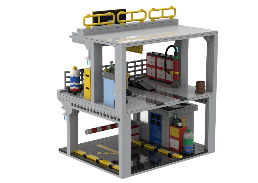 LEGO MOC Speed Champion Garage Entrance by UK-CustomBricks ...