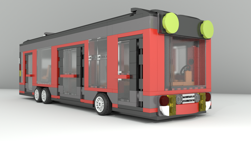 LEGO MOC City bus by hatassska | Rebrickable - Build with LEGO