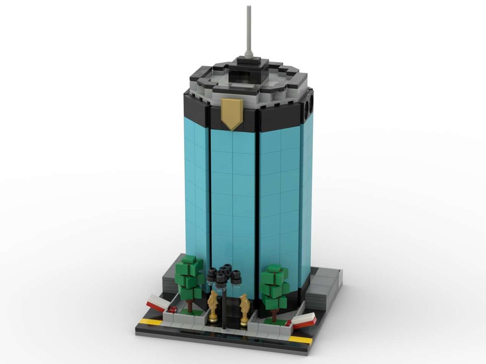 LEGO MOC Modular Office Building #13 by meregt | Rebrickable - Build ...