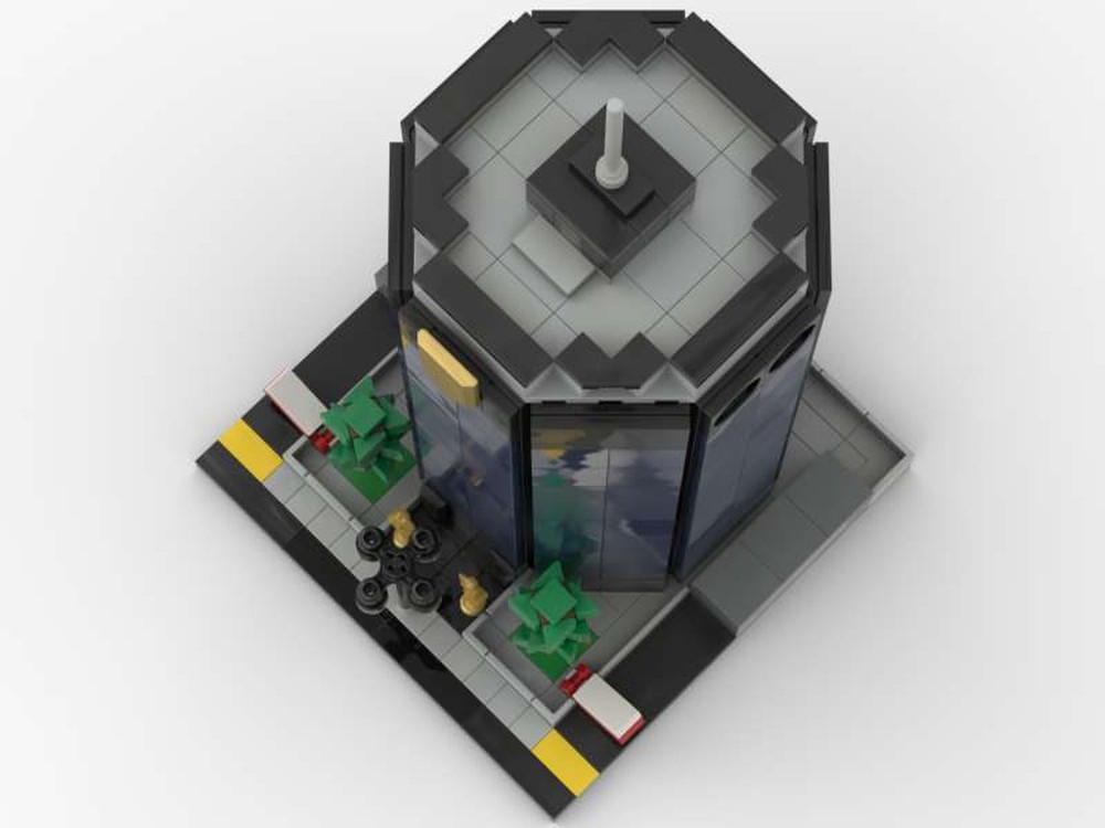 LEGO MOC Modular Office Building #13 by meregt | Rebrickable - Build ...