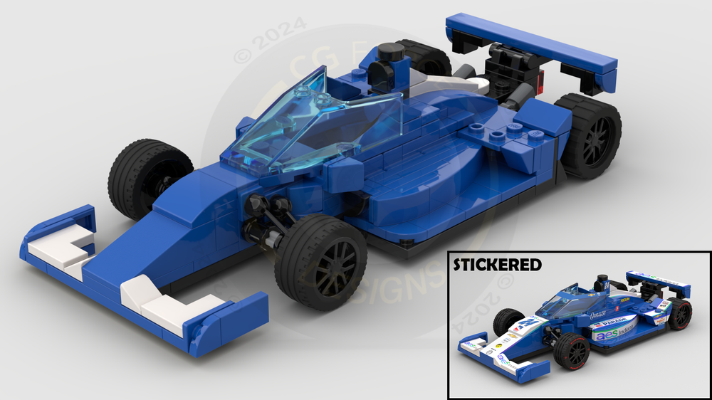 Lego Moc Indycar 2021 Drr Karam Oval Spec By Legocg Rebrickable