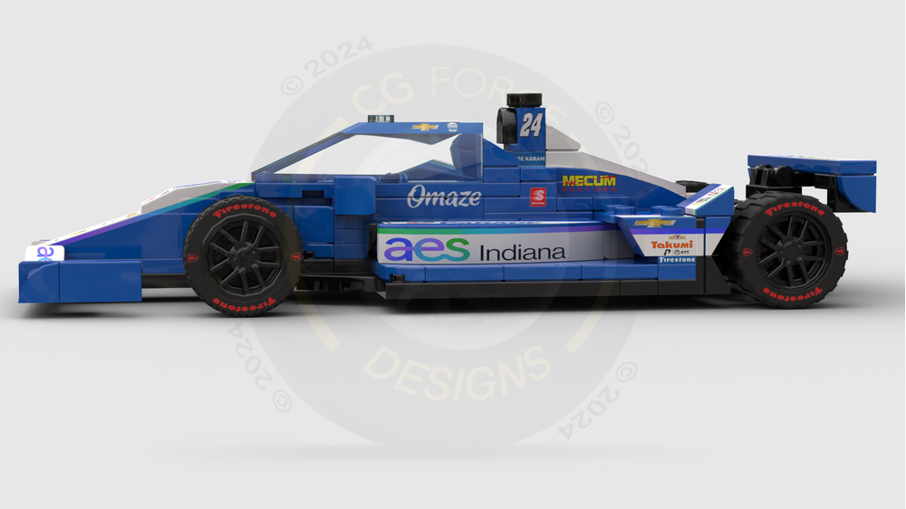 LEGO MOC Indycar 2021 DRR Karam Oval Spec by CGForceDesigns ...