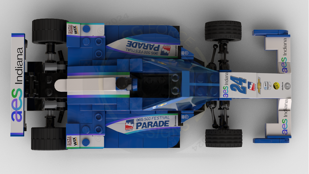 LEGO MOC Indycar 2021 DRR Karam Oval Spec by CGForceDesigns ...