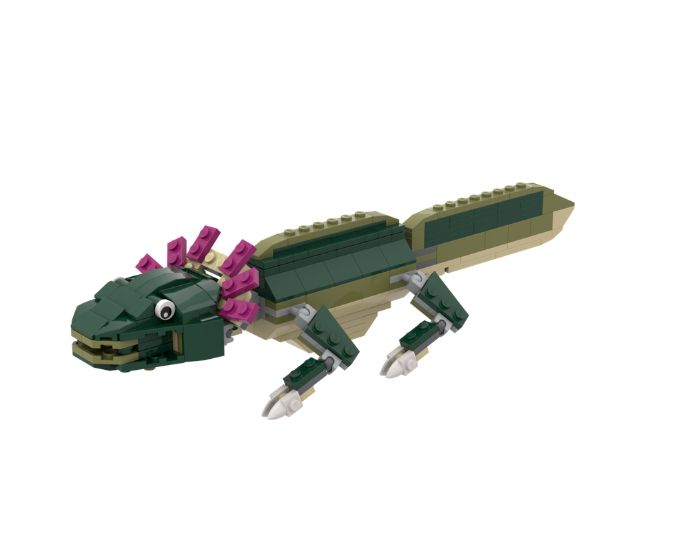 Lego Moc Axolotl 31121 Alternate By Bricksmartworkshop Rebrickable Build With Lego