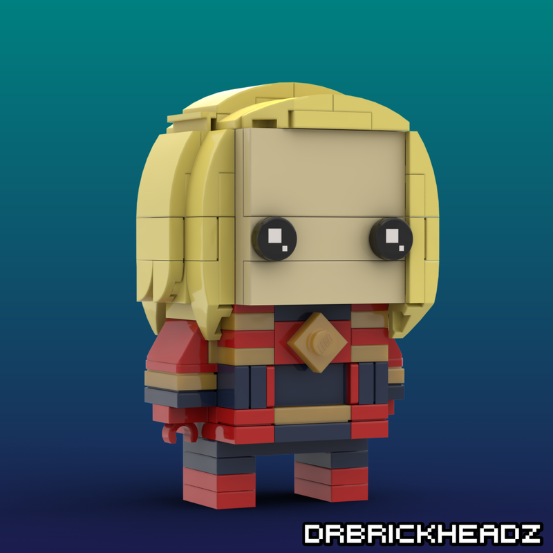 LEGO MOC Captain Marvel Brickheadz by DrBrickheadz | Rebrickable ...