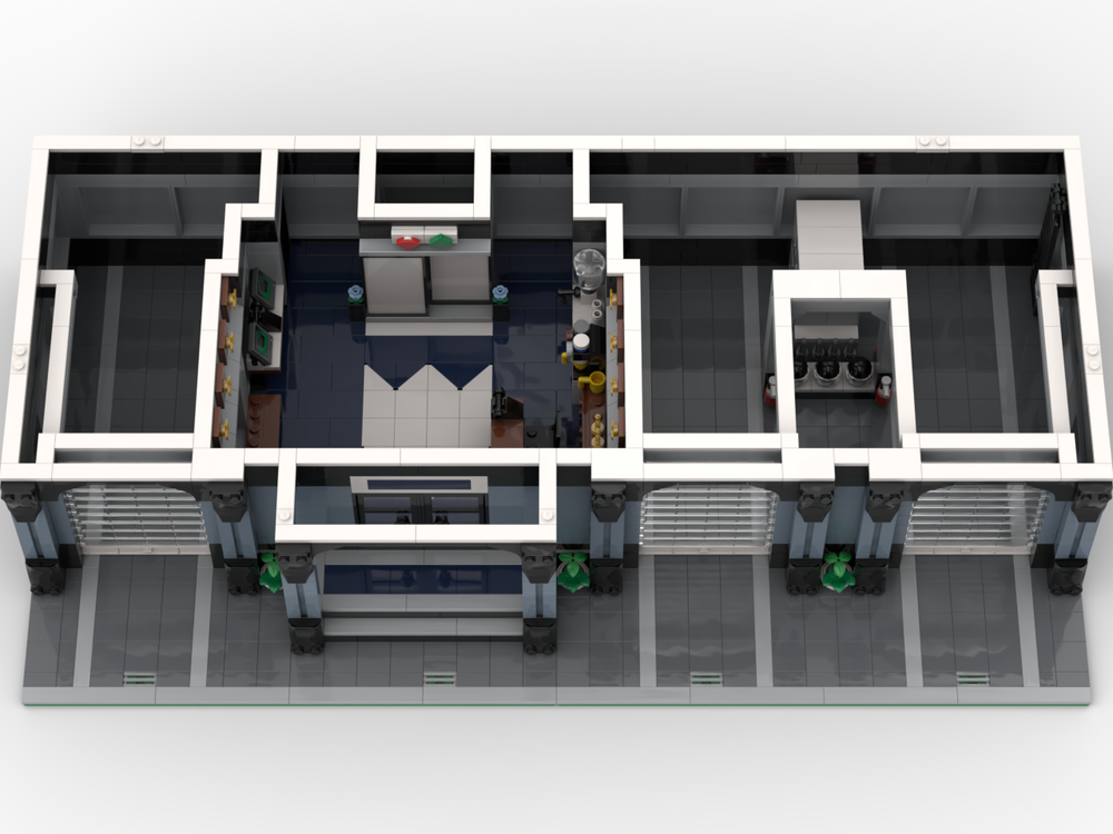 LEGO MOC Modular Police Station - Part 1 by Brick Artisan | Rebrickable ...