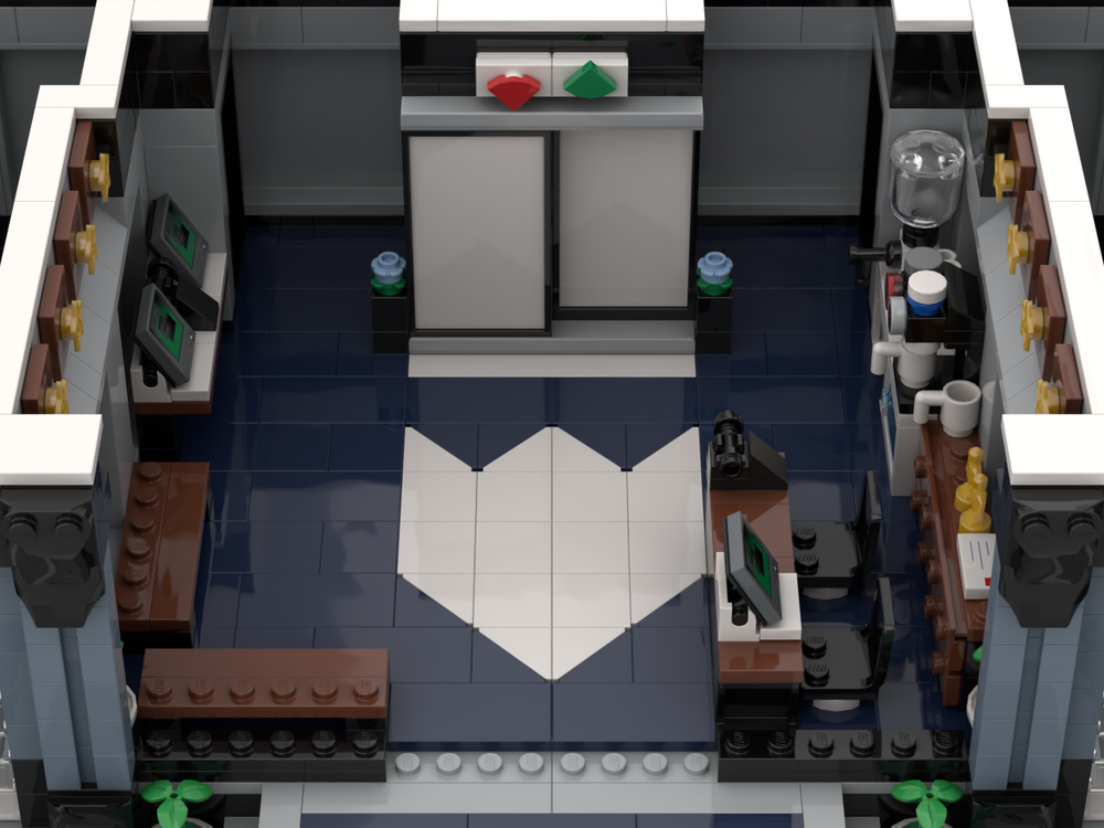LEGO MOC Modular Police Station - Part 1 by Brick Artisan | Rebrickable ...