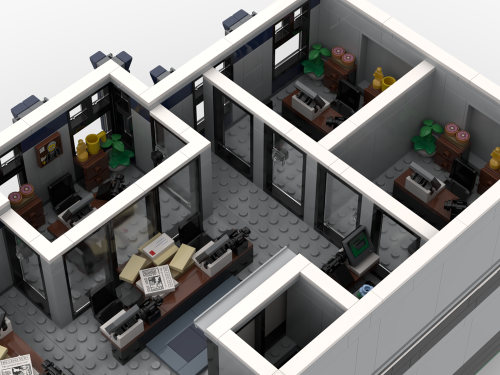 LEGO MOC Modular Police Station - Part 1 by Brick Artisan | Rebrickable ...